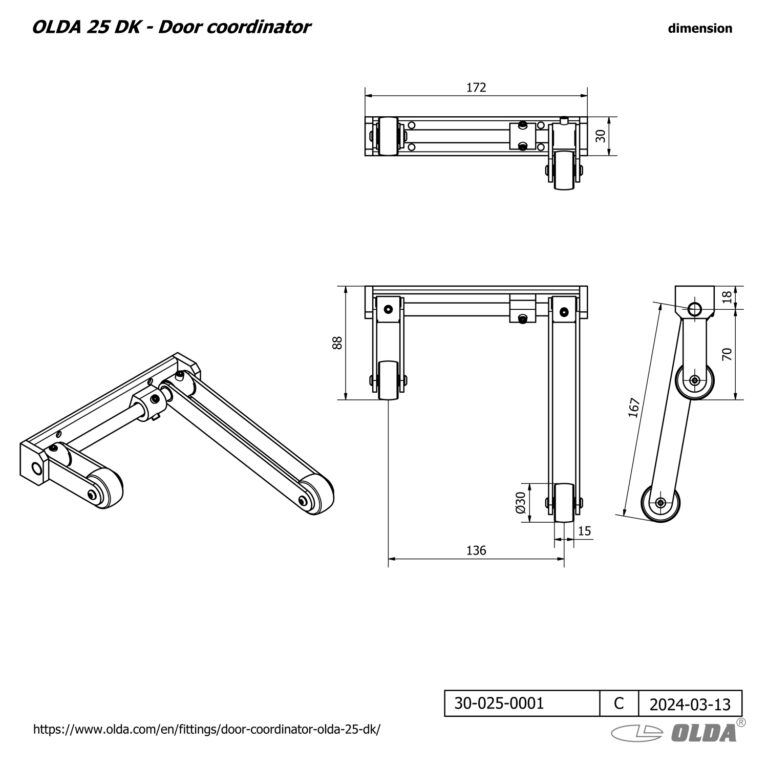 Dörrkoordinator OLDA 25 DK – Olda